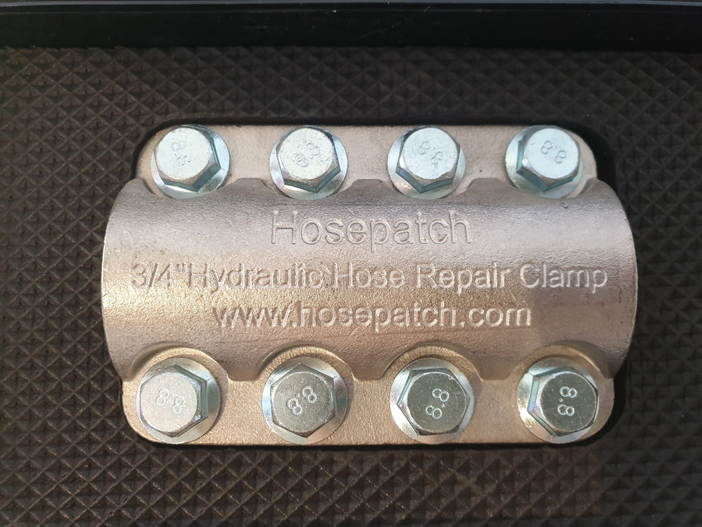 3/4" Hydraulic Hose Repair Clamp and Joining Barb – Hose Patch